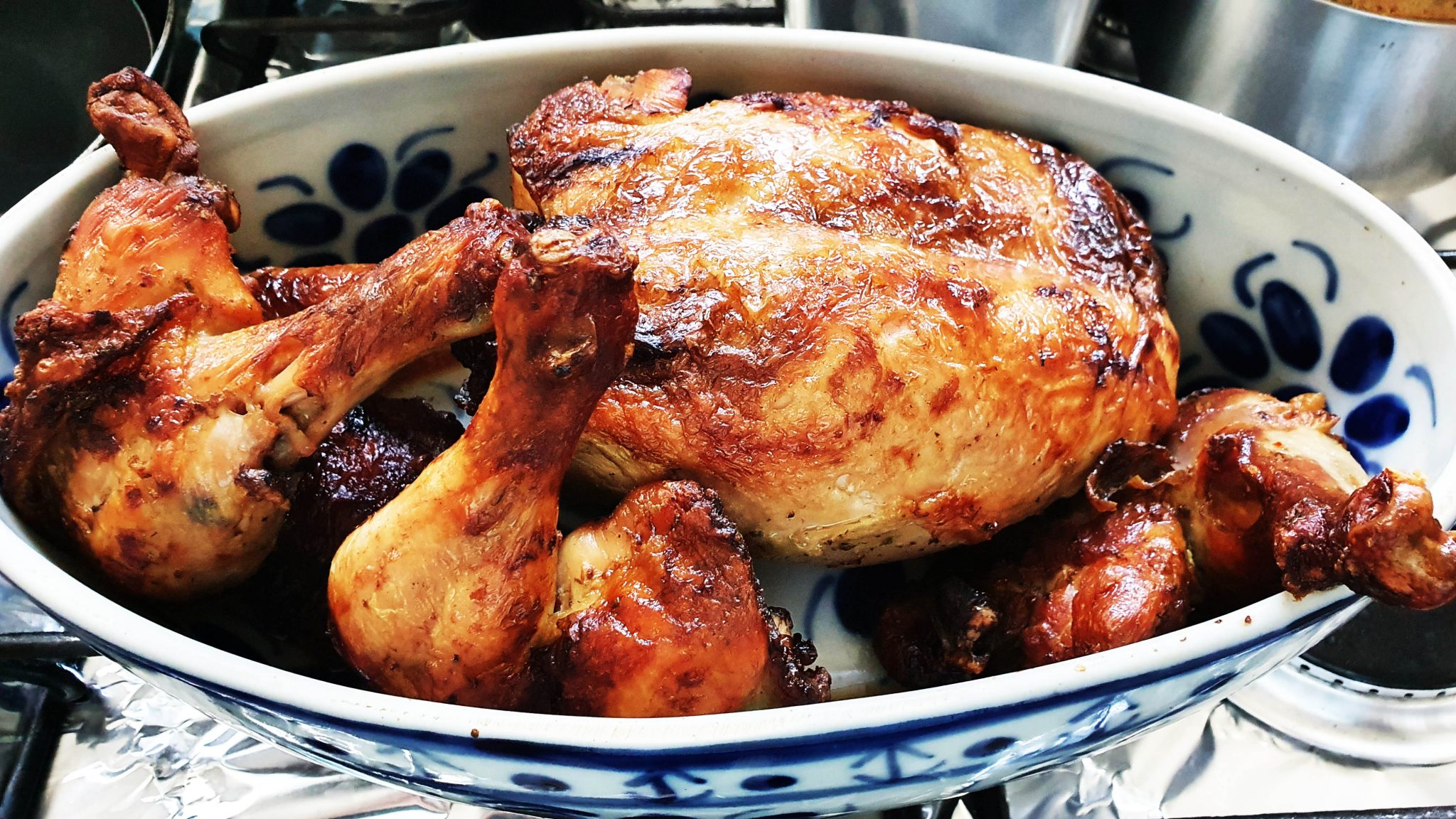 Frango assado de padaria. | Divino Guia